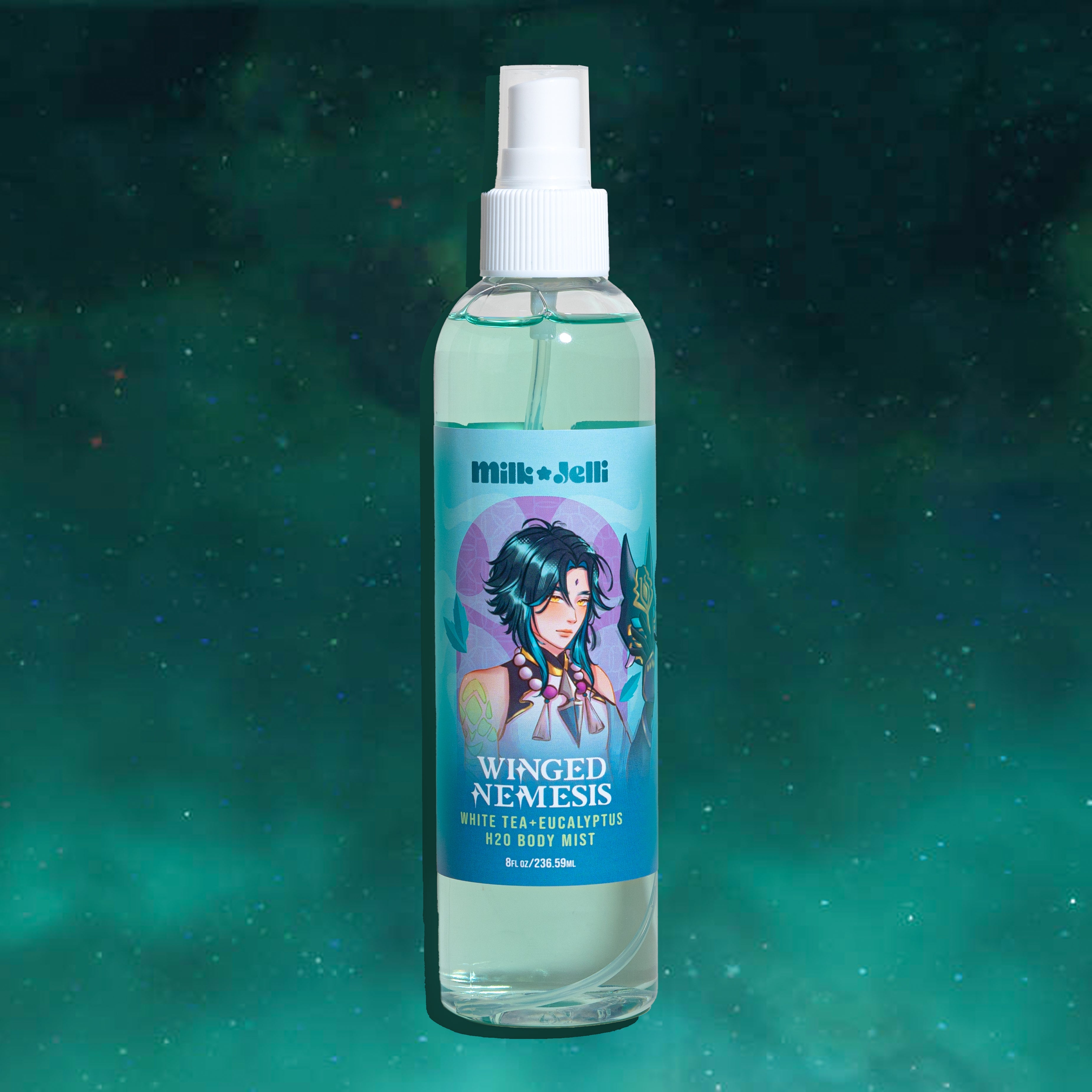 Winged Nemesis White Tea + Eucalyptus H20 Body Mist – Milk Jelli